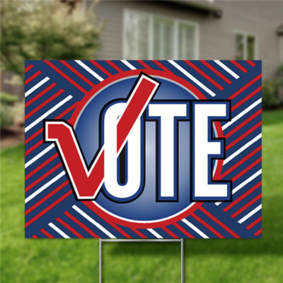 United Print. Signs. Graphics. | Yard Signs - Packs of 10 - Vote